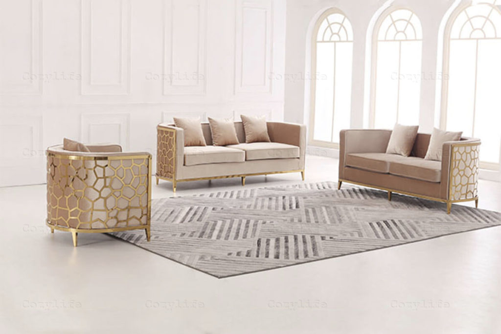 Luxurious Sofa Design In Gold Frame | Luxury Sofa Günstig