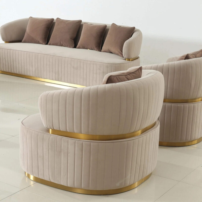 Top 15 Luxury Gold Sofas By A Luxury Sofa Manufacturer